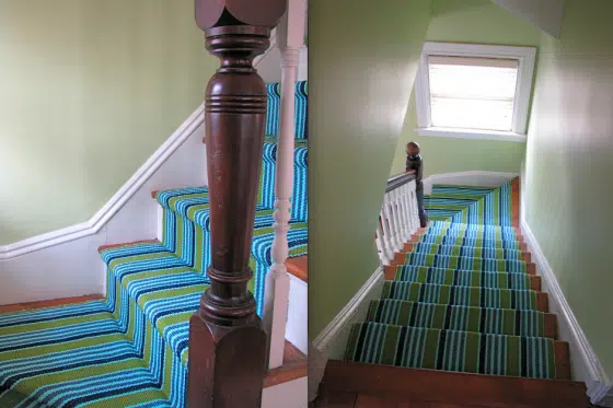 DIY | Colorful Stair Runner - New England
