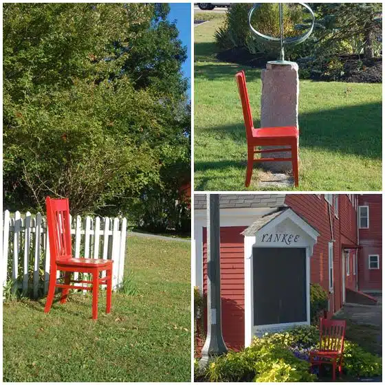 Red Chair Visits Yankee Magazine - New England