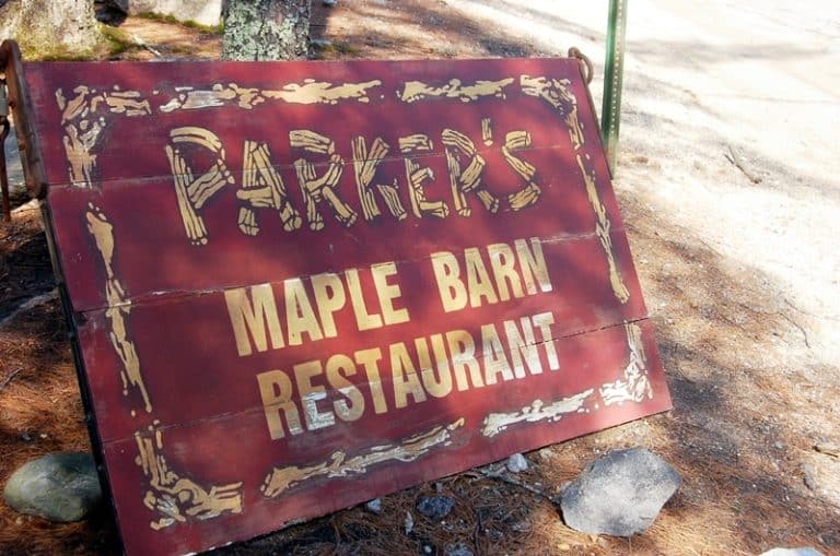 Parker's Maple Barn Restaurant in Mason, New Hampshire