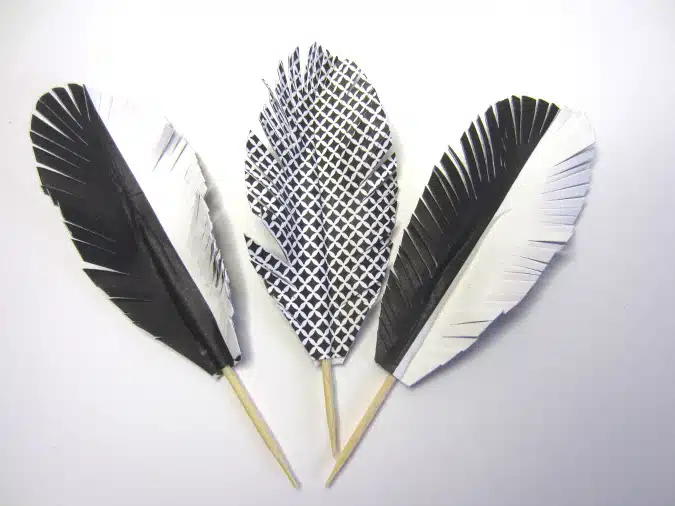 Simple Paper Feathers - New England