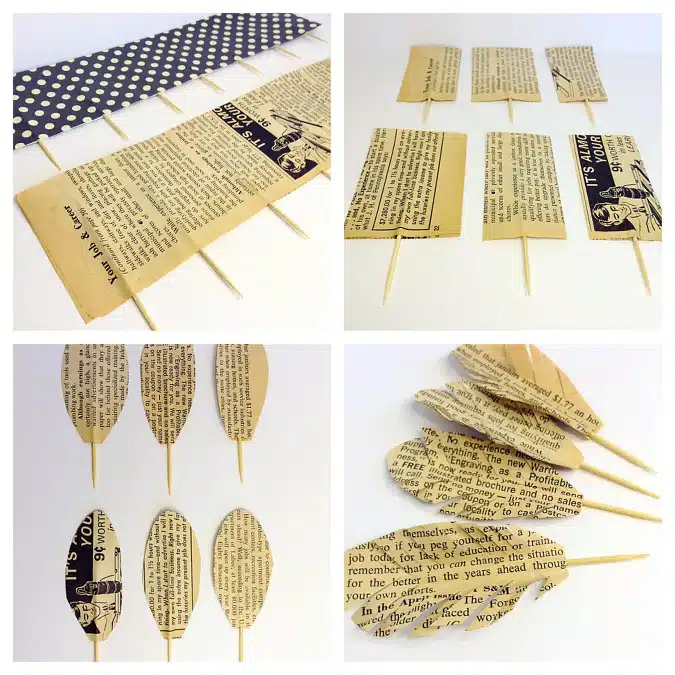 Simple Paper Feathers