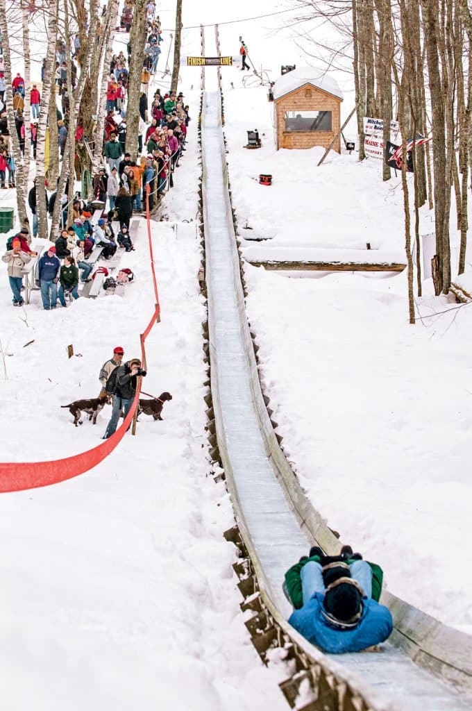 Experience the Ultimate Toboggan Thrill at this Annual Maine Winter Event