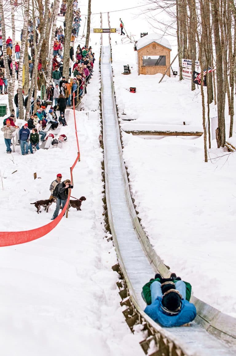 Experience the Ultimate Toboggan Thrill at this Annual Maine Winter ...