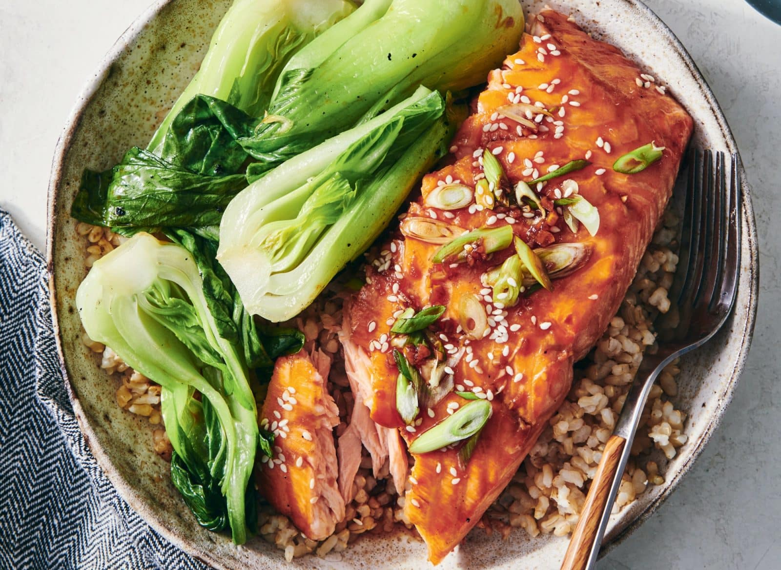 Maple-Soy Glazed Salmon