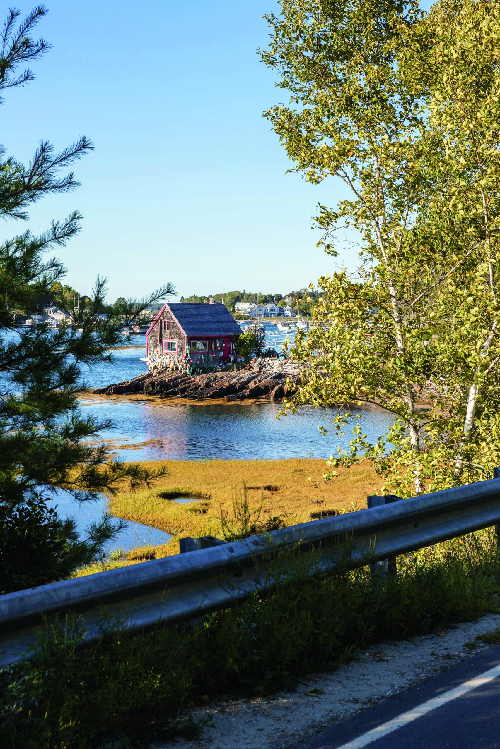 Scenic Coastal Drive Near Portland, Maine - New England