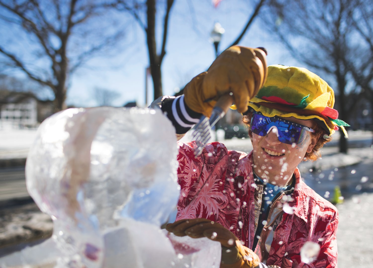 The Dartmouth Winter Carnival in Hanover, New Hampshire