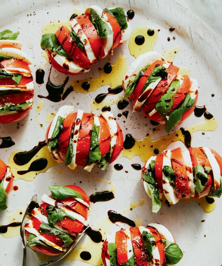 Hasselback Caprese
