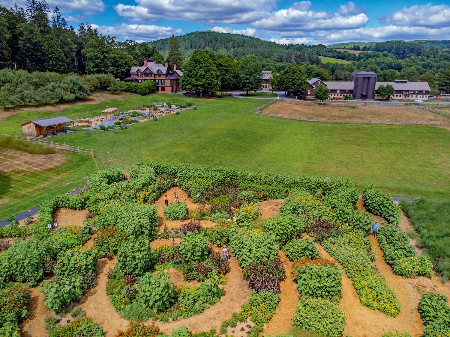 The Sunflower House at Billings Farm & Museum in Vermont