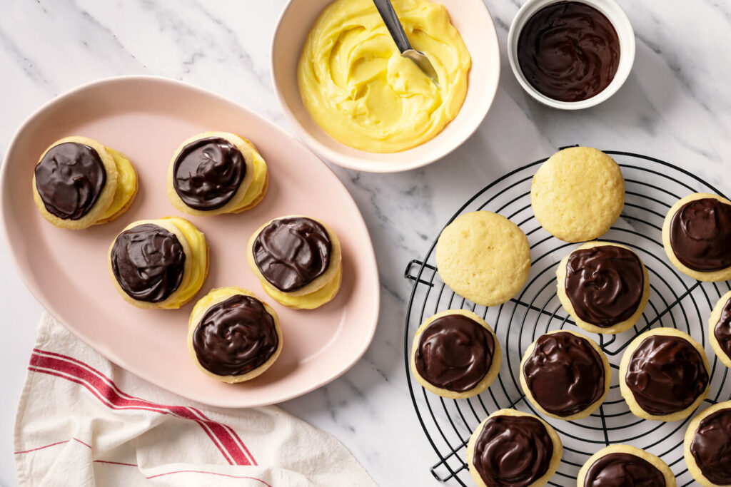 Boston Cream Whoopie Pies - New England