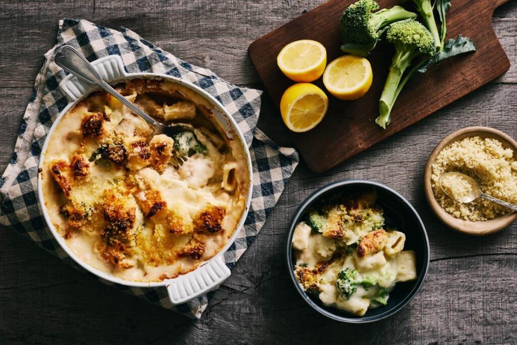 Chicken and Broccoli Mac and Cheese - New England