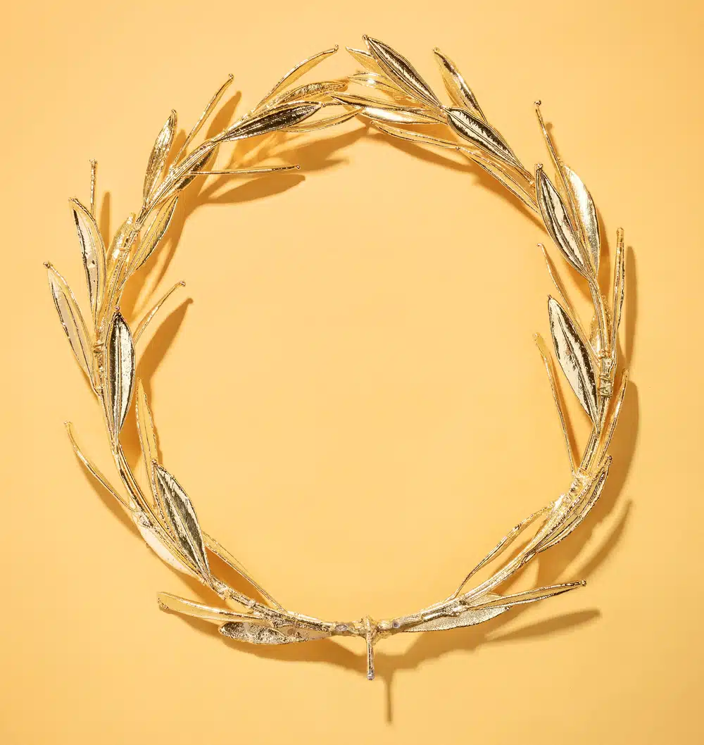 The Boston Marathon Wreath | Up Close