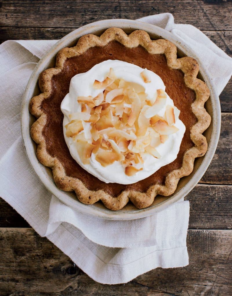 Coconut-Pumpkin Cream Pie - New England