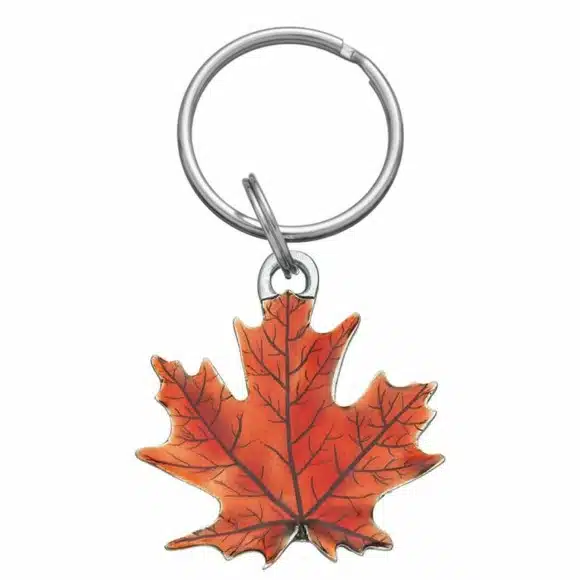 Store: Maple Leaf Key Ring - New England