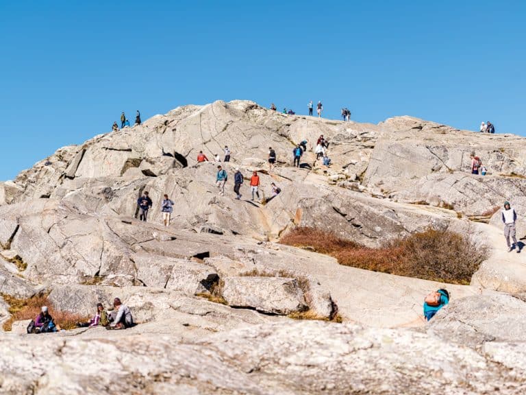 One Day in October on Mount Monadnock - New England
