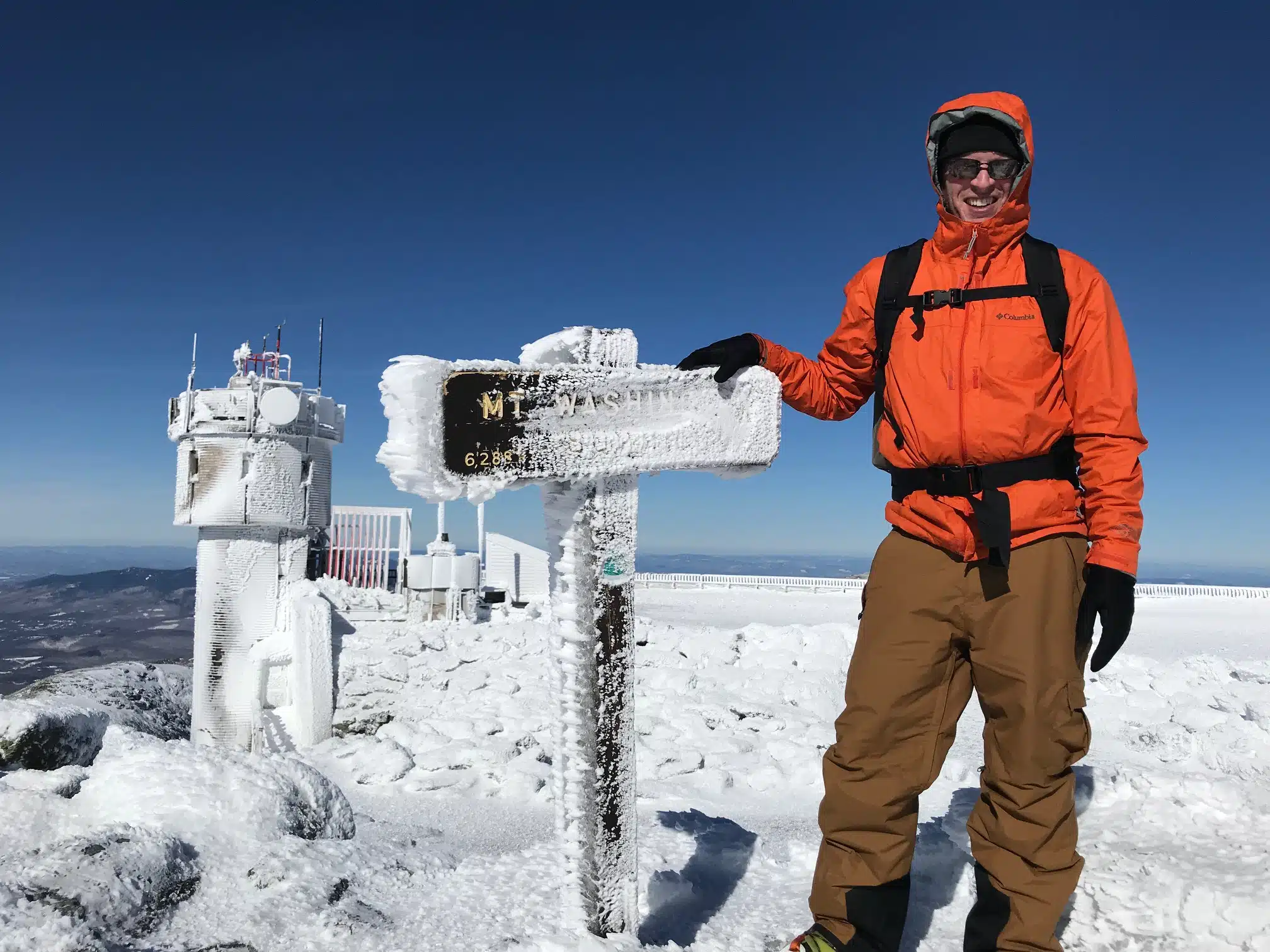 Scenes from a Mount Washington Winter Hike - New England