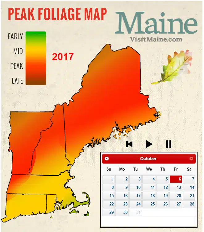 2017 New England Fall Foliage Forecast