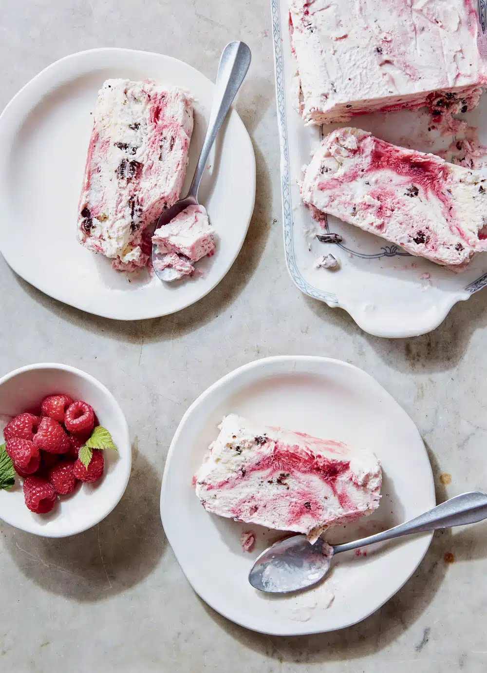 Raspberry-Chocolate Semifreddo - New England