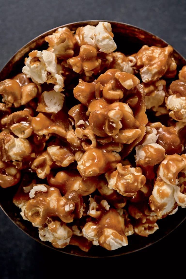 Maple Toffee Popcorn with Salted Peanuts - New England