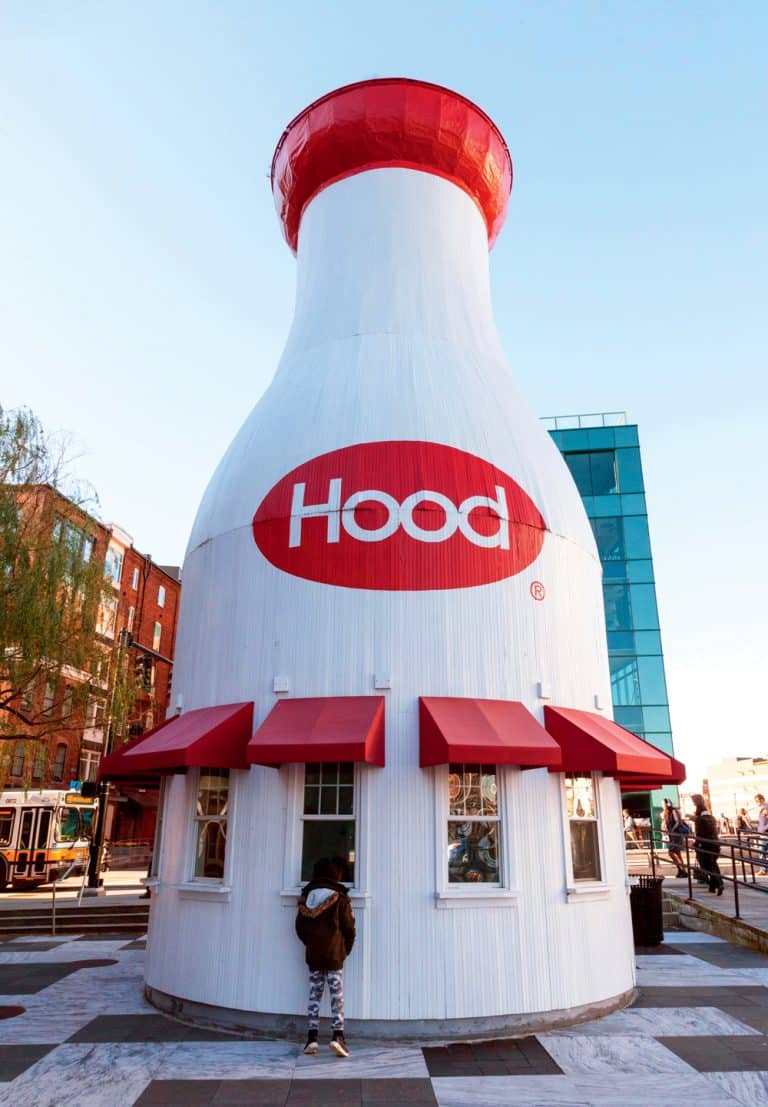 Boston's Hood Milk Bottle | Up Close - New England