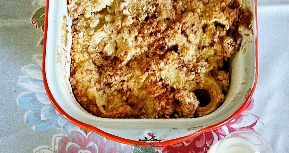 Grandma Mary's Apple Crisp with Sweet Biscuit Topping Recipe | Yankee ...