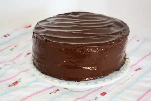 The Best Chocolate Fudge Frosting and Homemade Moist Yellow Cake - New ...