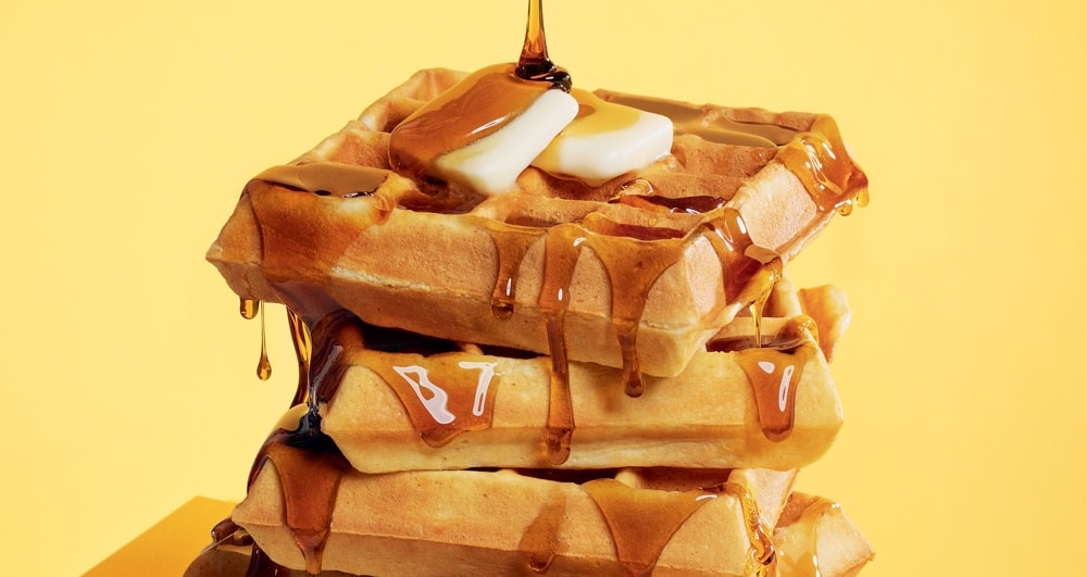 Crisp and Fluffy Waffles - New England