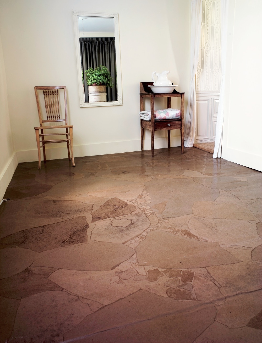 Paper Bag Floor DIY Instructions For Low Cost Flooring Yankee Magazine