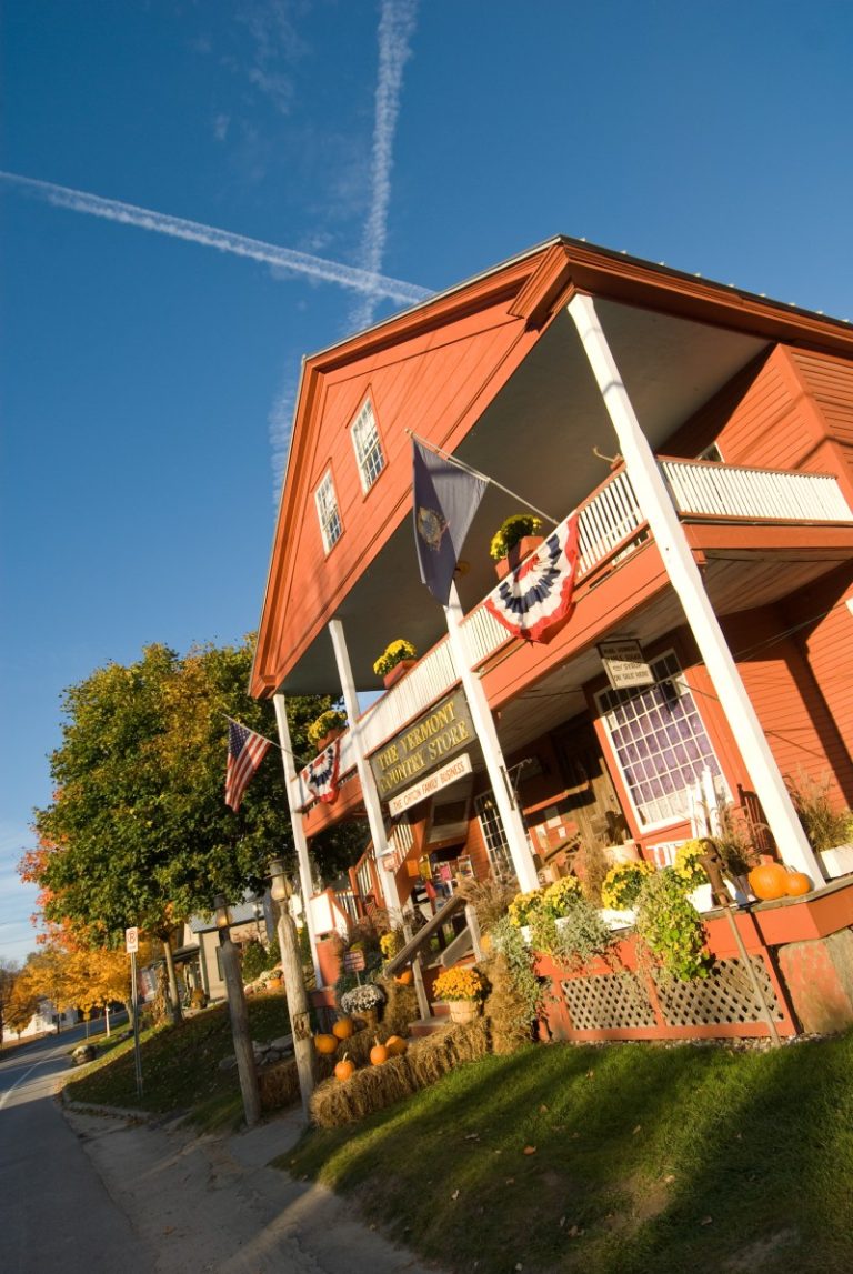 Scenes from Vermont's Route 100 in Fall - New England