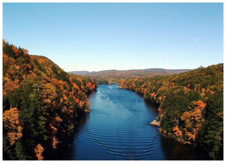 French King Bridge In Autumn - New England