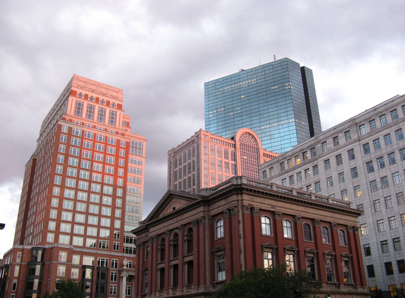 Boston Buildings Just Before Dusk