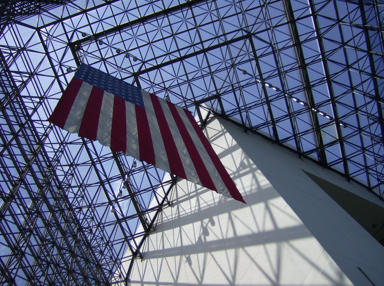 The Flag At Jfk Museum