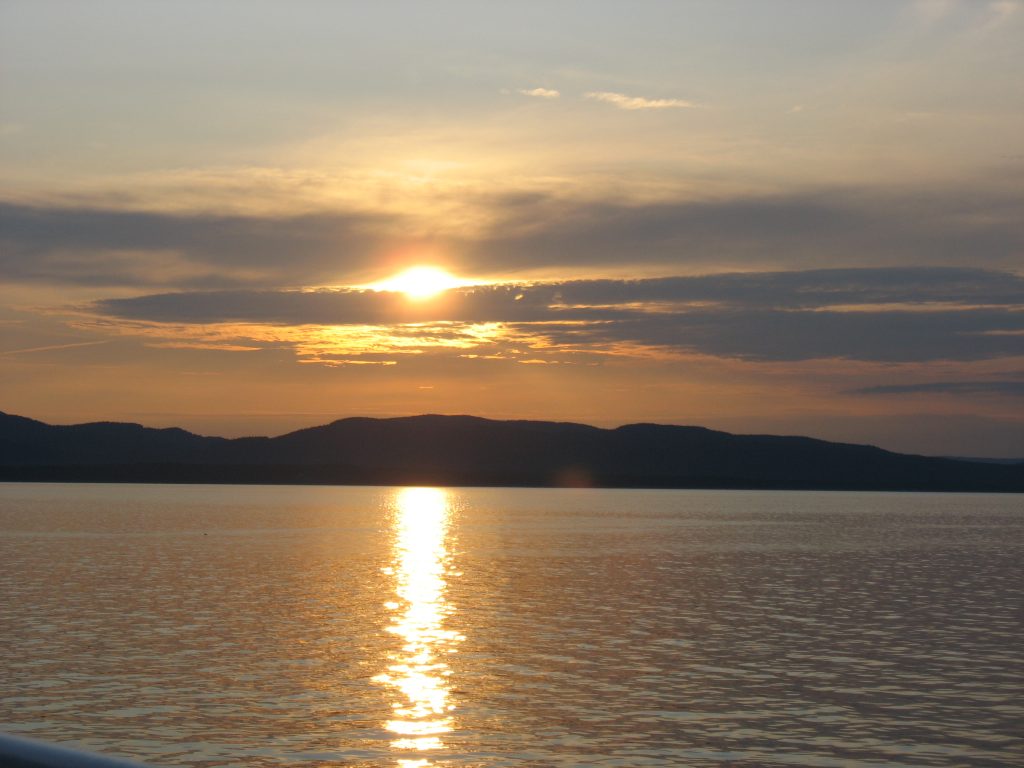 Sunset Over Lake Champlain