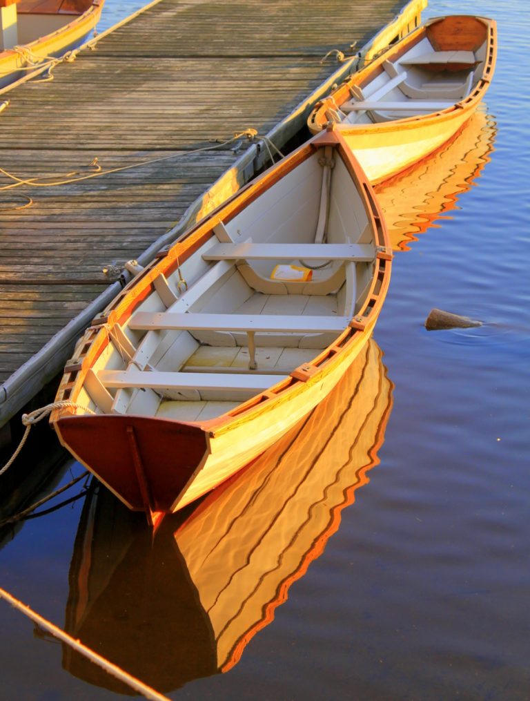 Reflections Of A Dory - New England