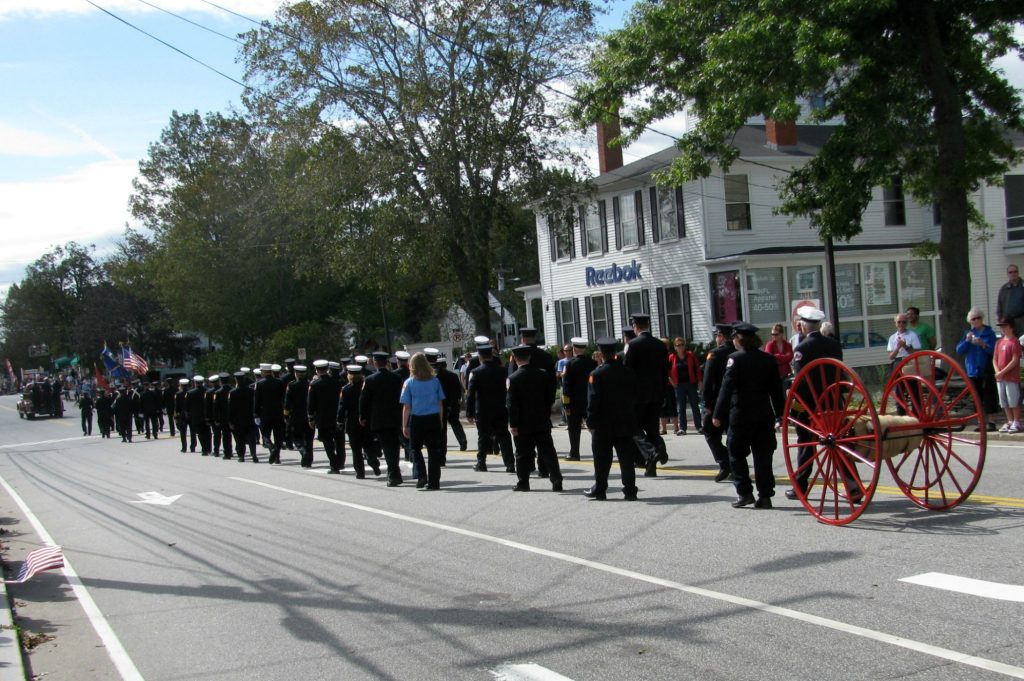 Maine Firemen On Parade