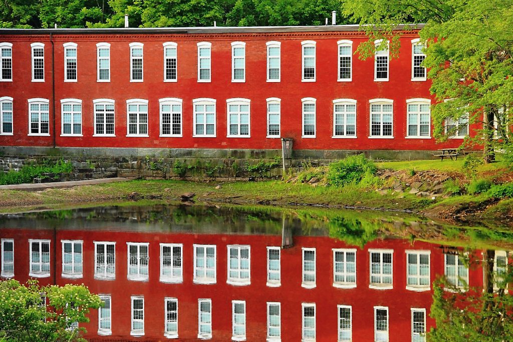 Sawyer Mill Reflection - New England