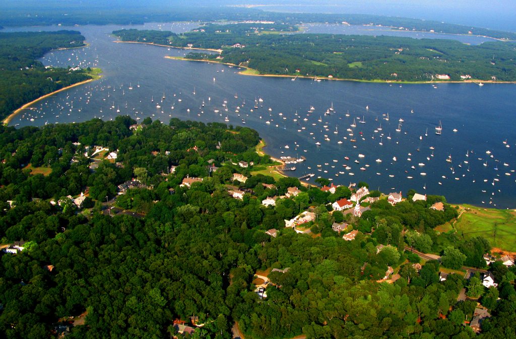 Cotuit, Cape Cod, Downtown & Harbor - New England