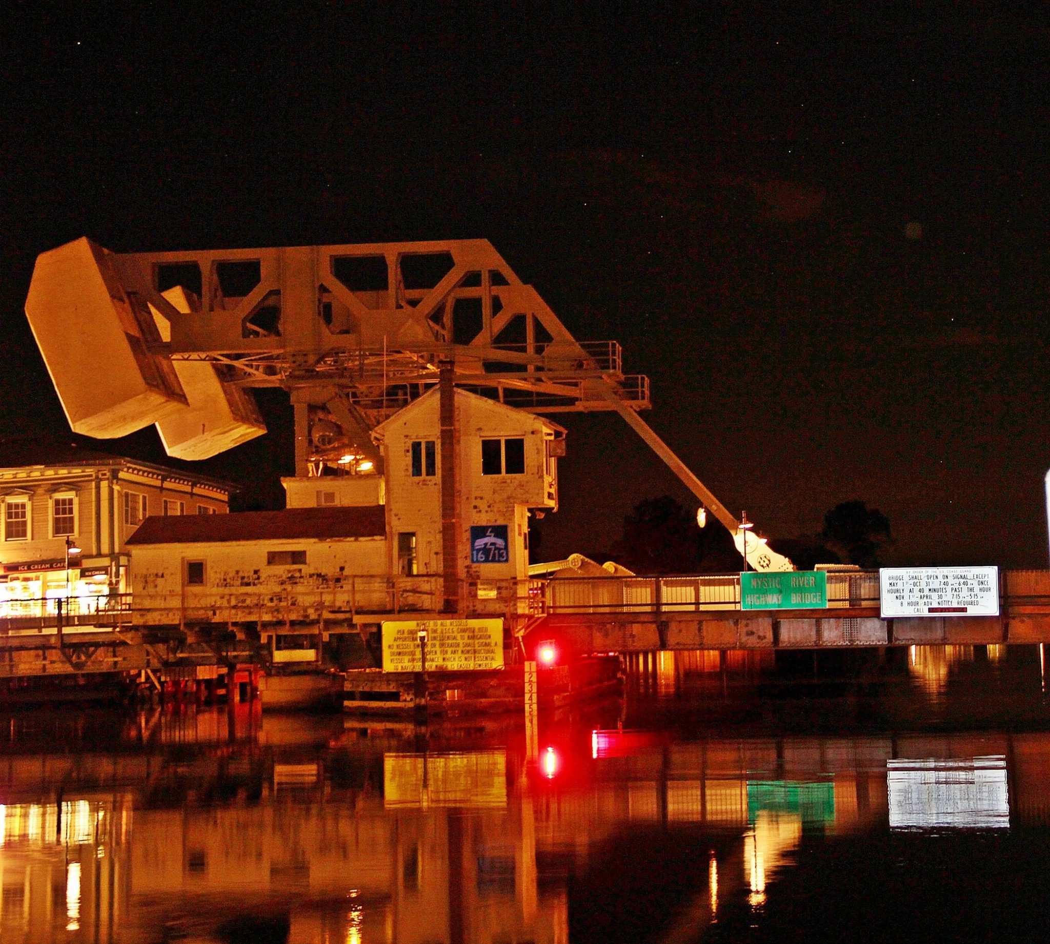 Old Draw Bridge Still In Operation - New England