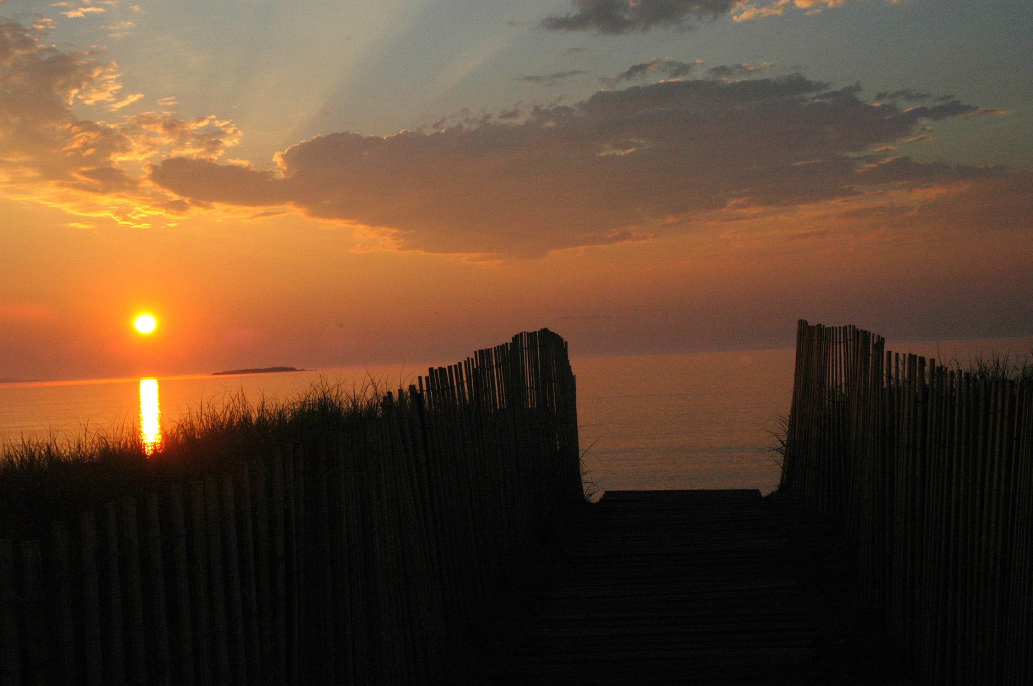 Ferry Beach Sunrise In Saco, Maine