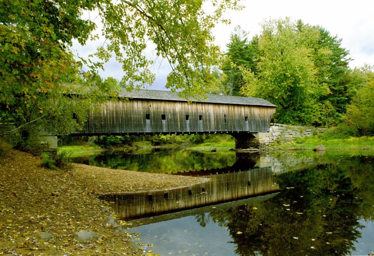 Hemlock Covered Bridge - New England