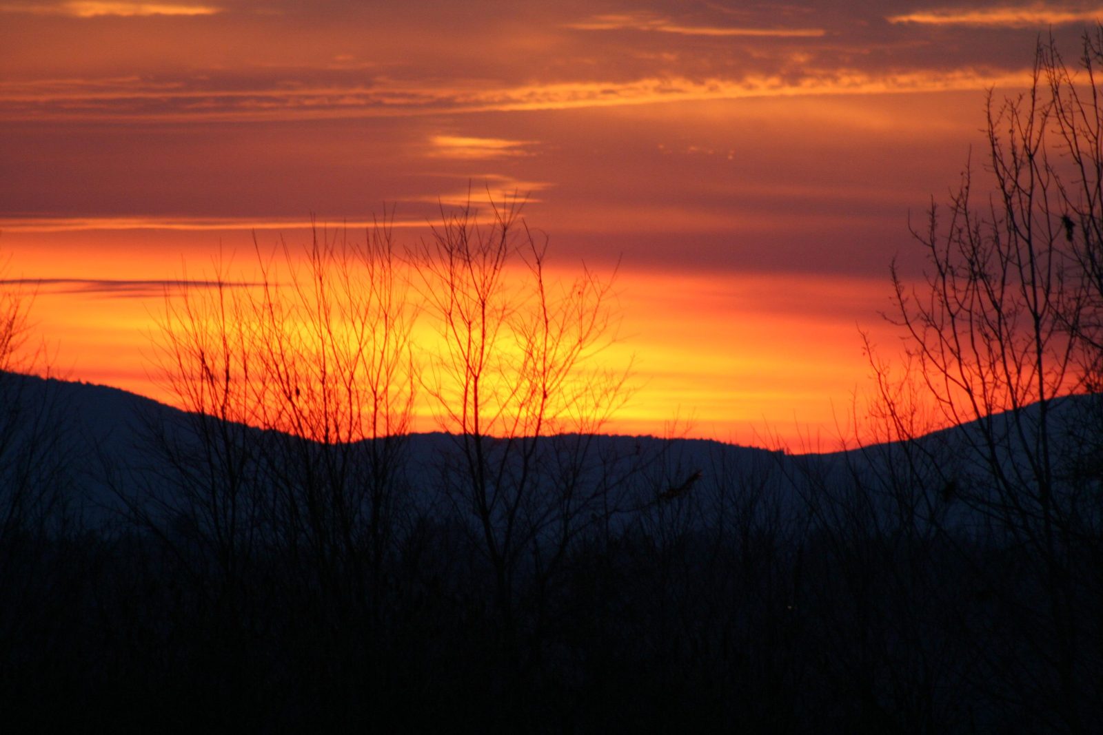 Sunset on Colby Hill