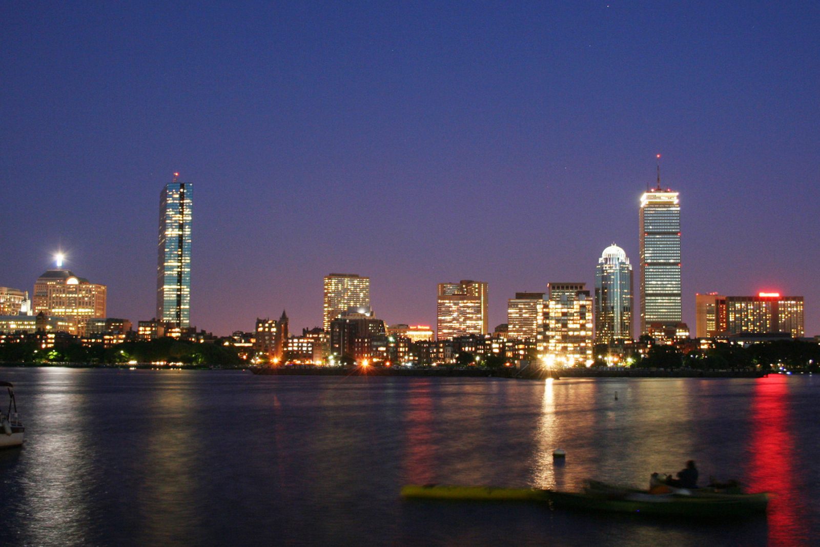 Boston at Night