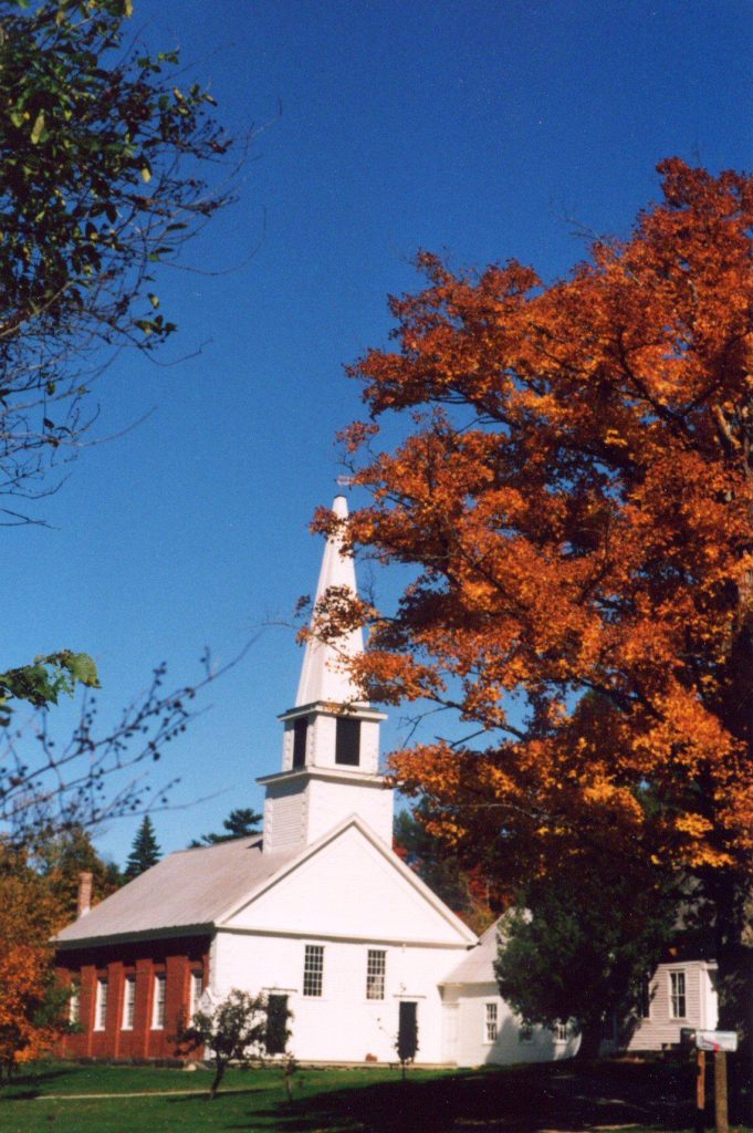 Sunday Worship in Fall - New England