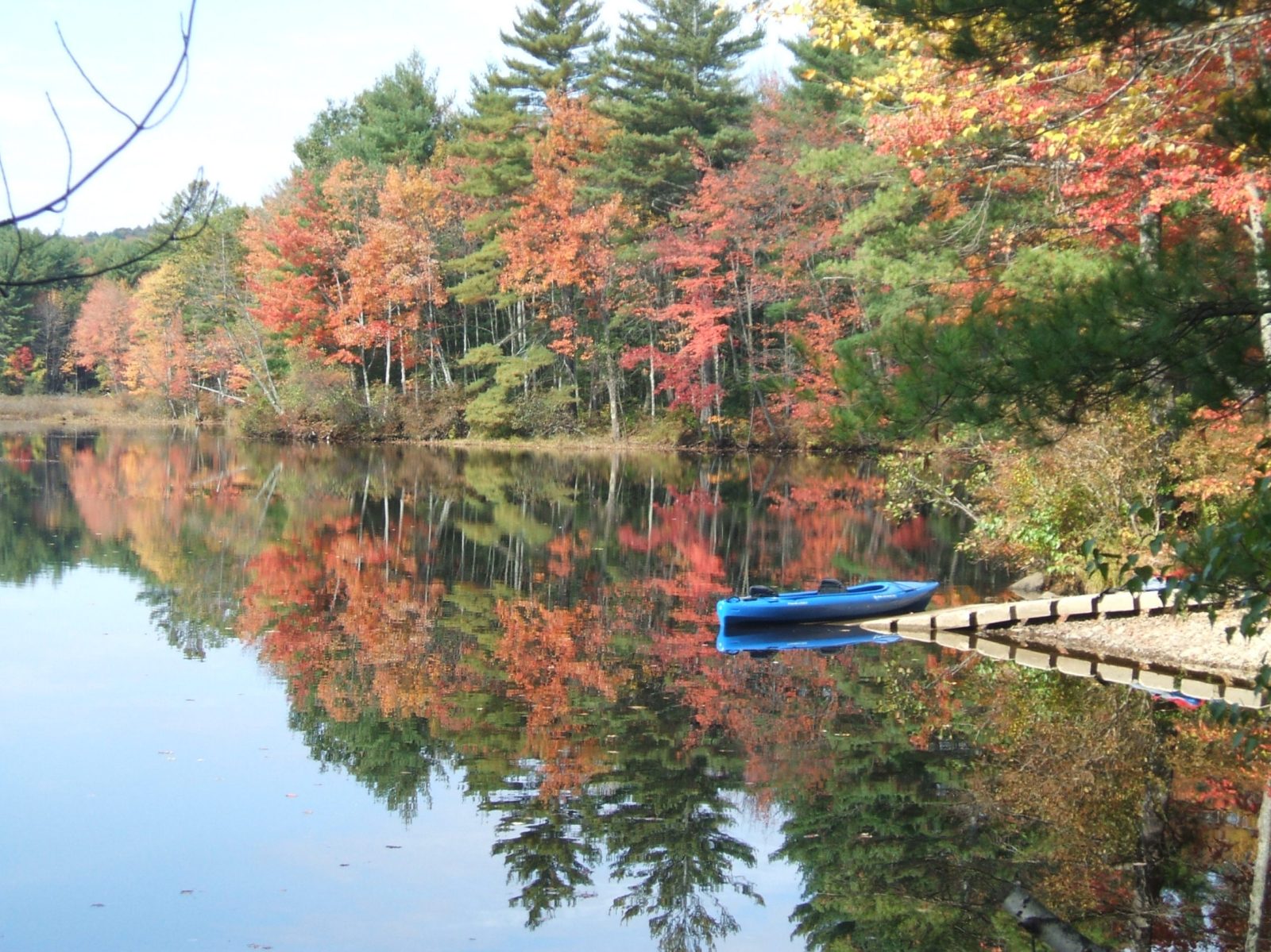 Idyllic Kayaking Conditions - New England