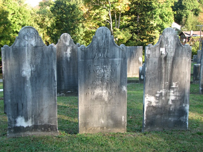 A Row of Old Tombstones - New England Today