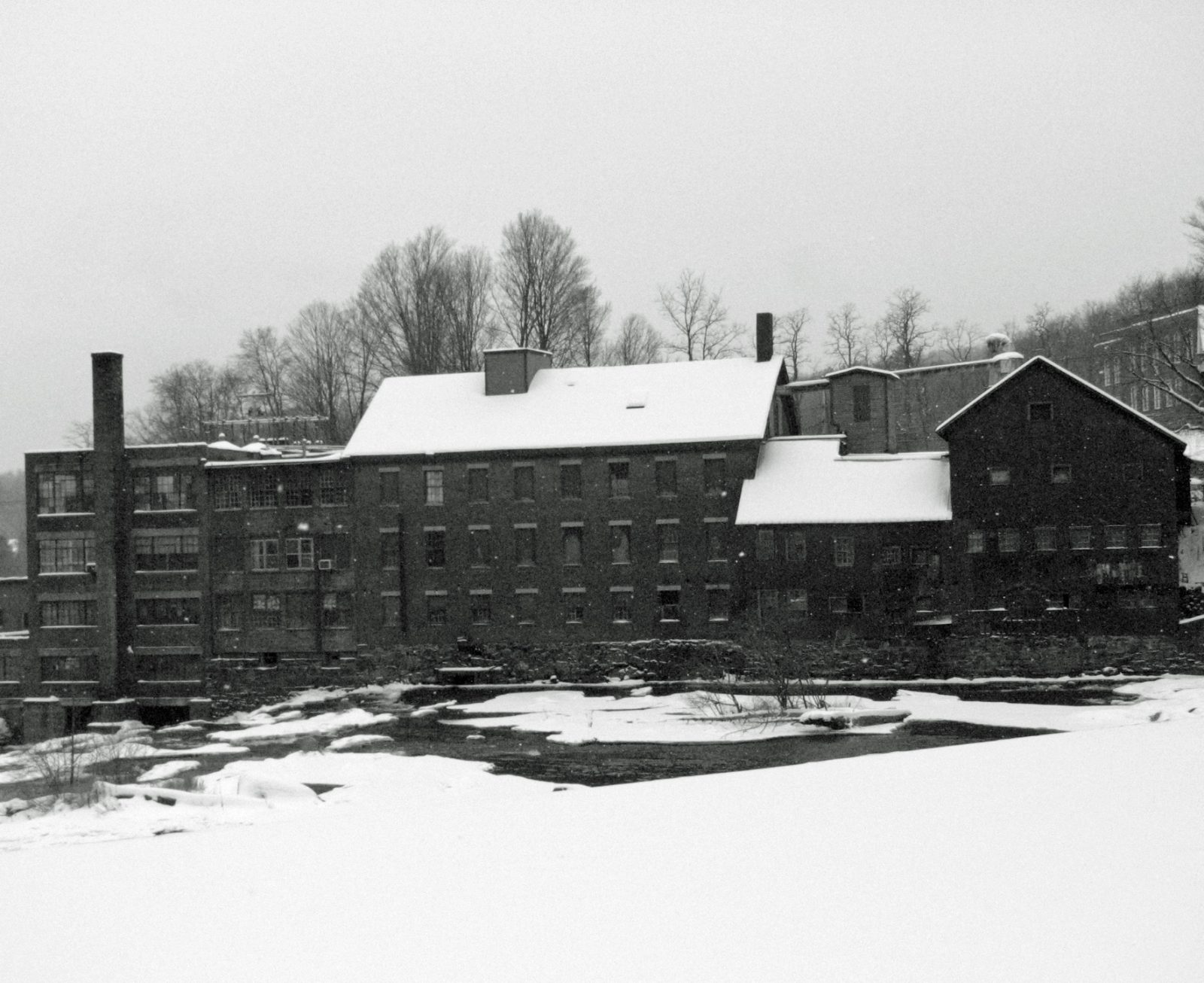 Old Mill in Winter