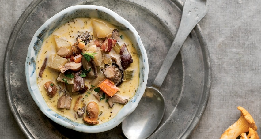 Wild Mushroom Chowder Recipe