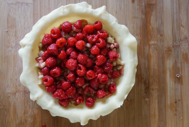 How to Make Our Favorite Raspberry Rhubarb Pie Recipe